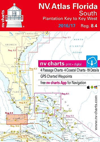 NV Atlas Florida 8.4 South Plantation Key Key West charts – Boat-Stuff