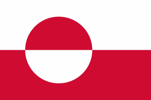 Greenland Sewn Courtesy Flag - JW Plant – Boat-Stuff