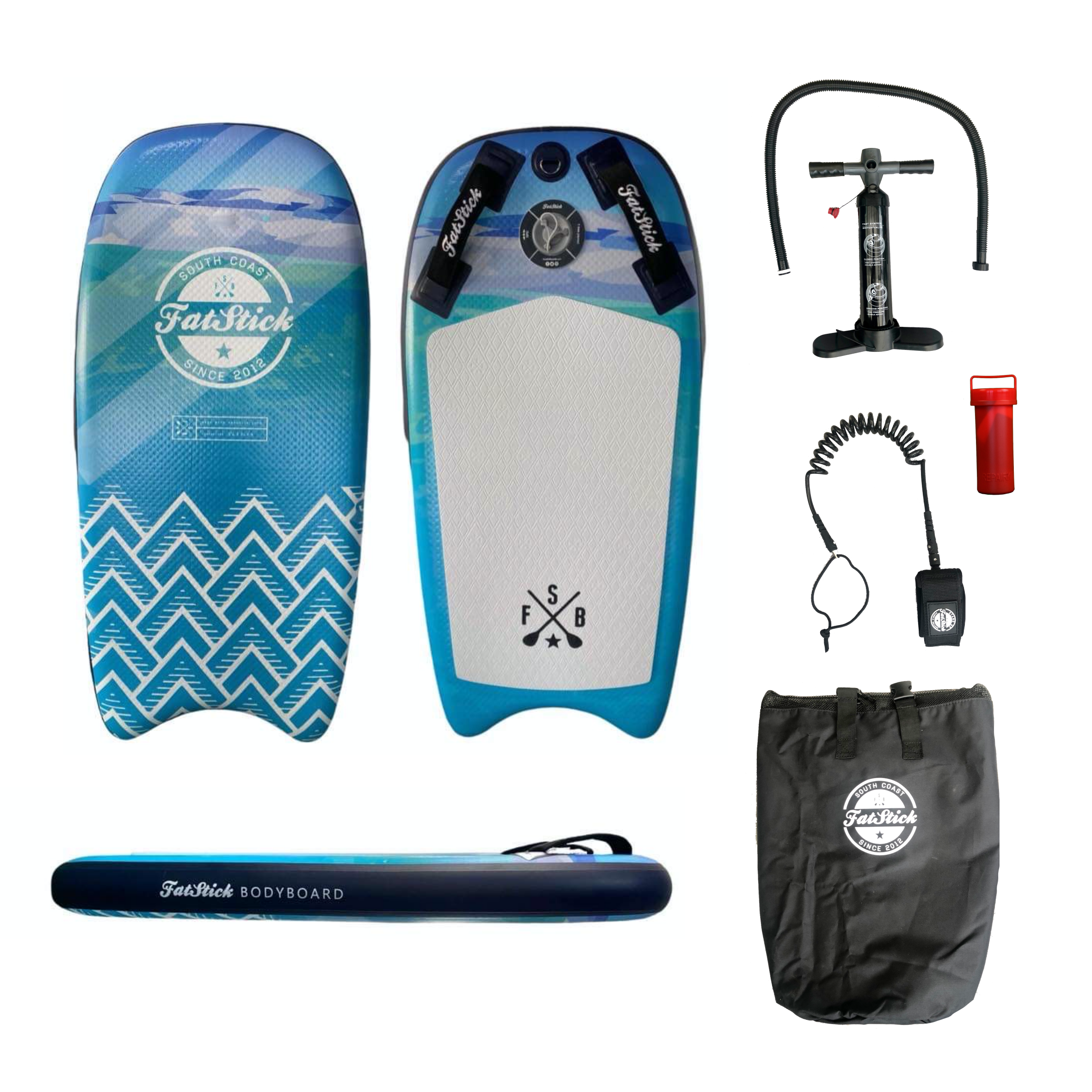 Inflatable 43" Body Board Package with Pump – Boat-Stuff