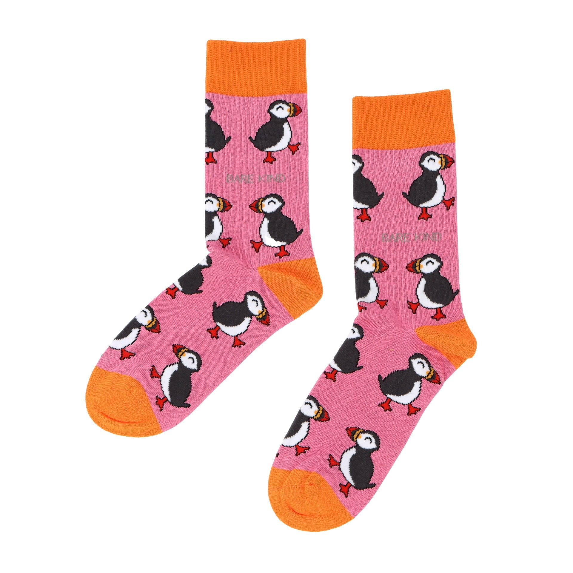 Save the Pink Puffin Bamboo Socks - Boat-Stuff
